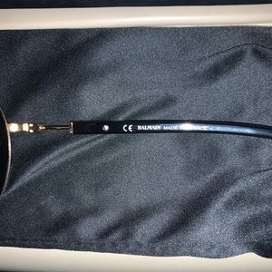 Balmain | Accessories | Authentic Balmain Goldblack Aviator Sunglasses ...